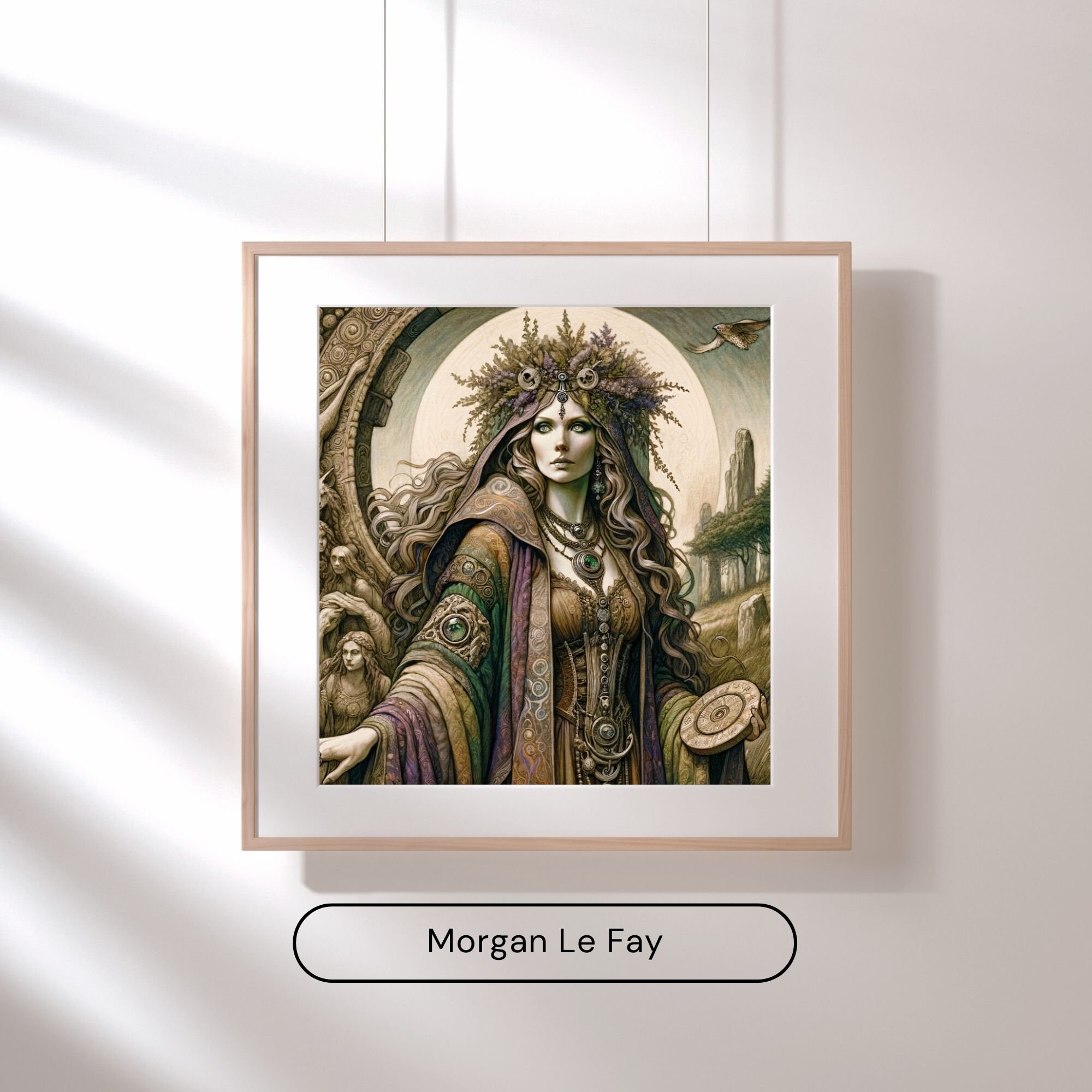 Morgan Le Fay, Mythical Enchantress, Goddess Witch From Folklore ...