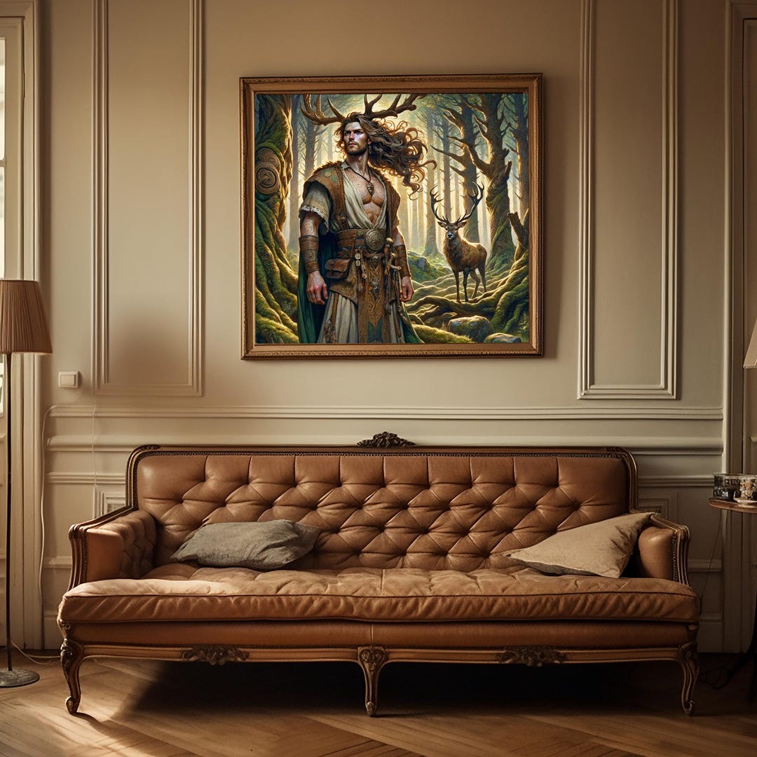 Celtic and British Folklore Legendary Figures - Giclée Prints - Wall ...