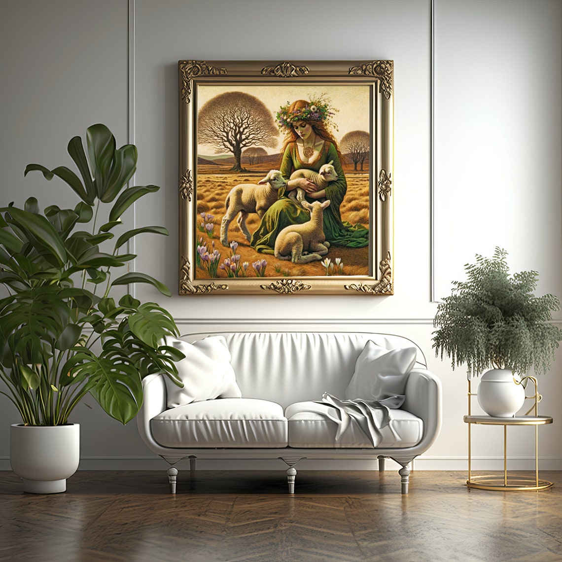 Brigid Pagan Goddess From Celtic Folklore, Digital Download, Wall Art ...