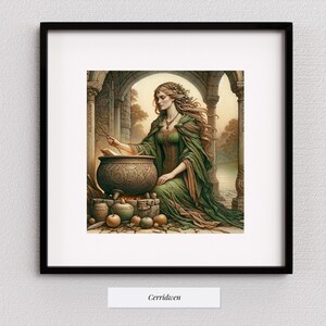 Cerridwen, Mythical Welsh Witch, Goddess Enchantress From Folklore ...