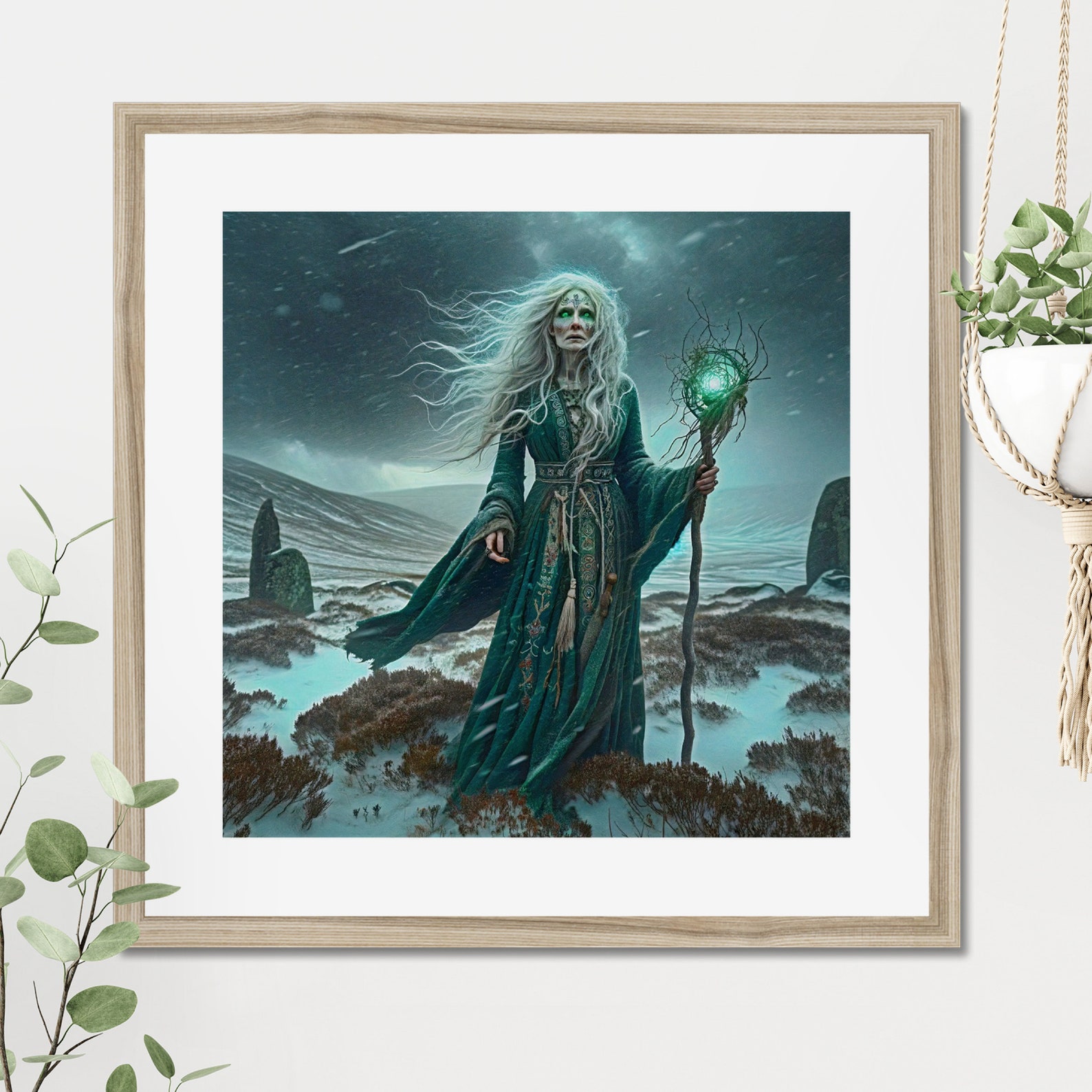 The Cailleach, Mythical Gaelic Goddess: Digital Download, Queen From ...
