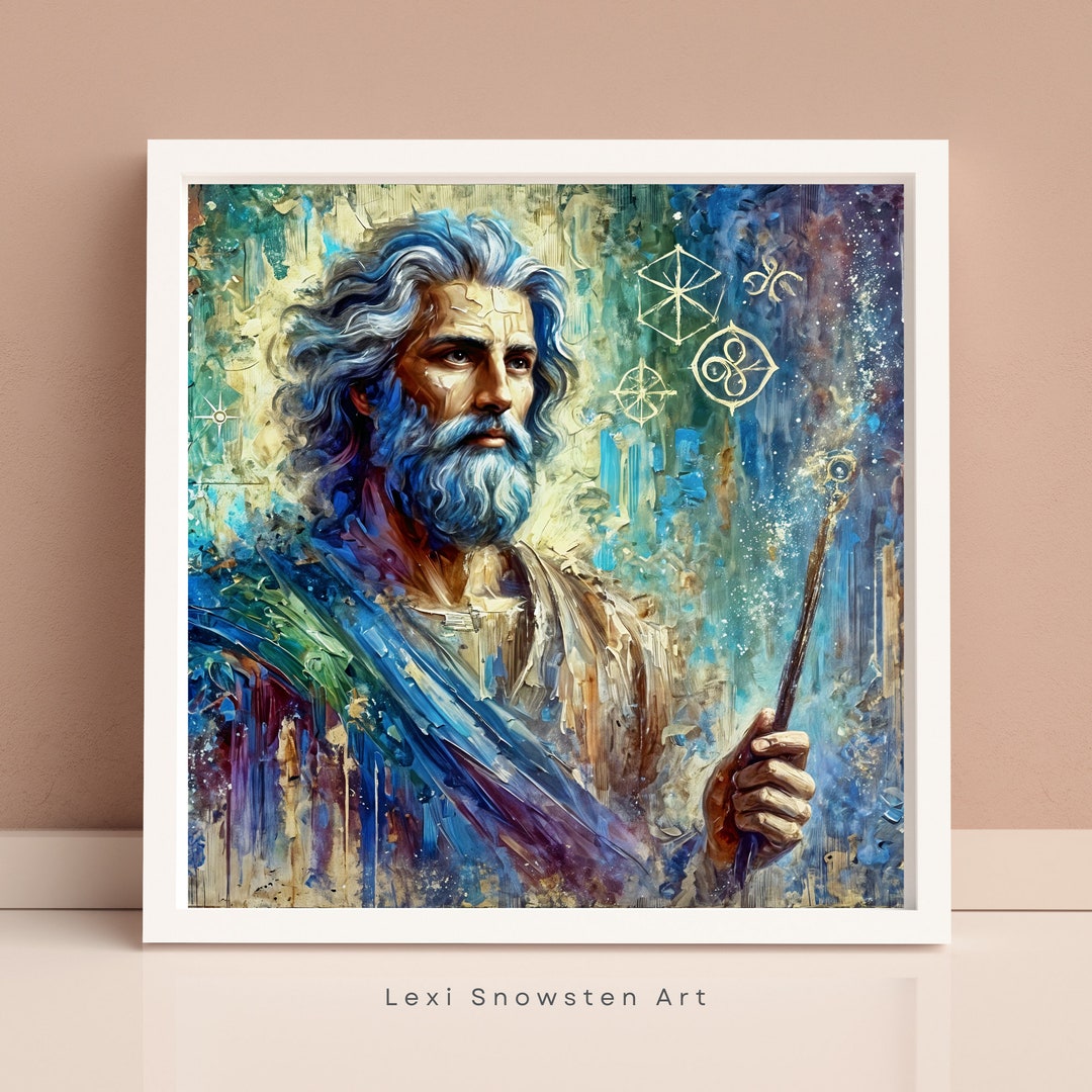 Chiron, Digital Art Print - Greek Centaur and Wise Mentor, Artwork in ...