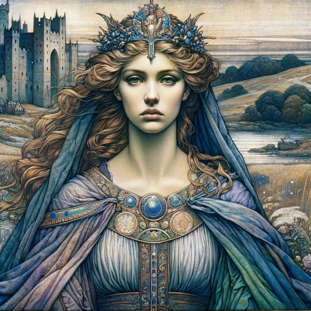 Branwen, Mythical Welsh Goddess: Digital Download, Goddess From Celtic ...