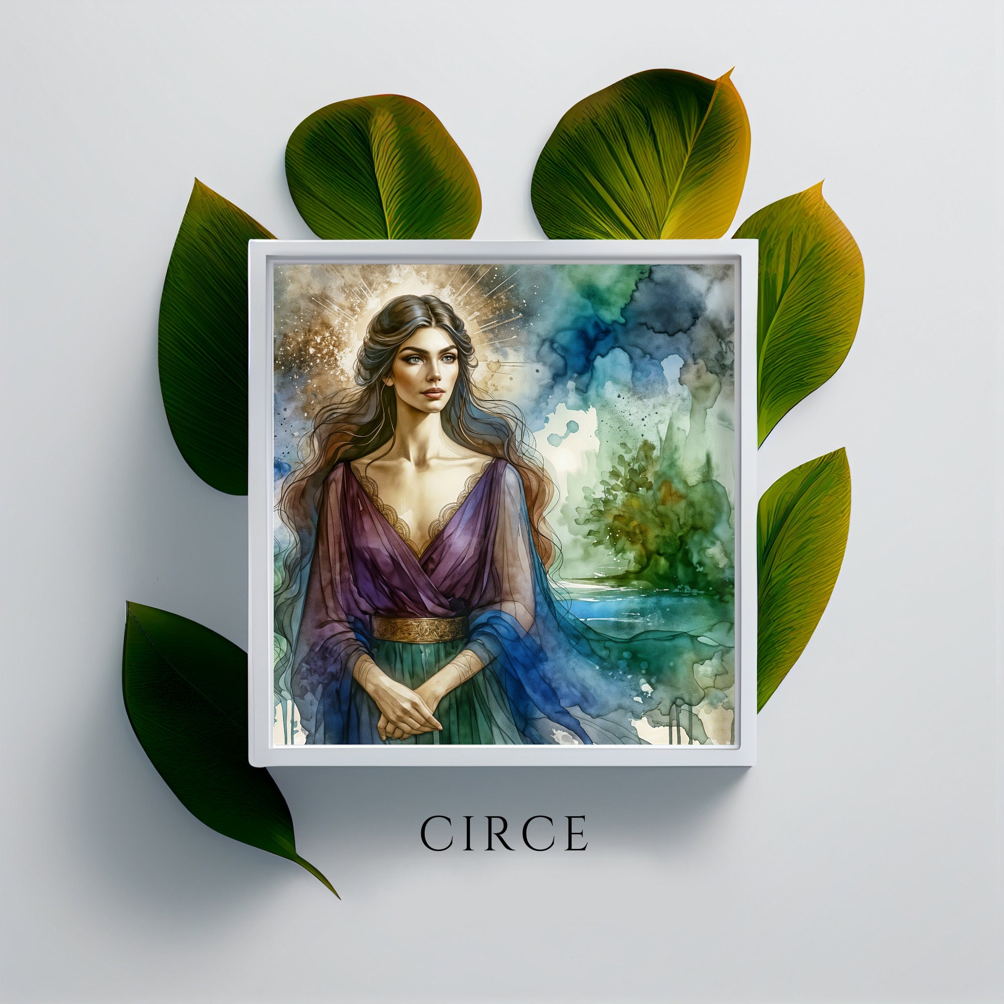 Circe, Digital Art Print - Greek Enchantress of Magic and ...
