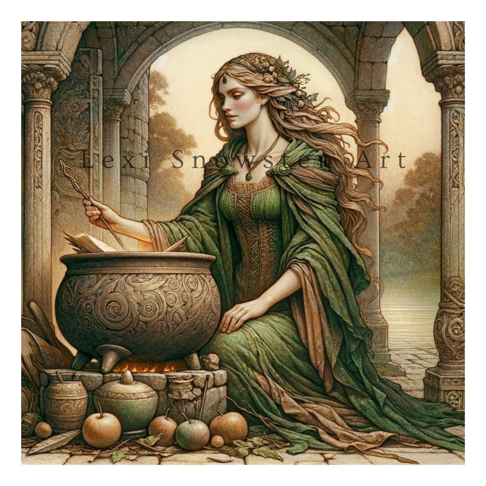 Cerridwen, Mythical Welsh Witch, Goddess Enchantress From Folklore ...