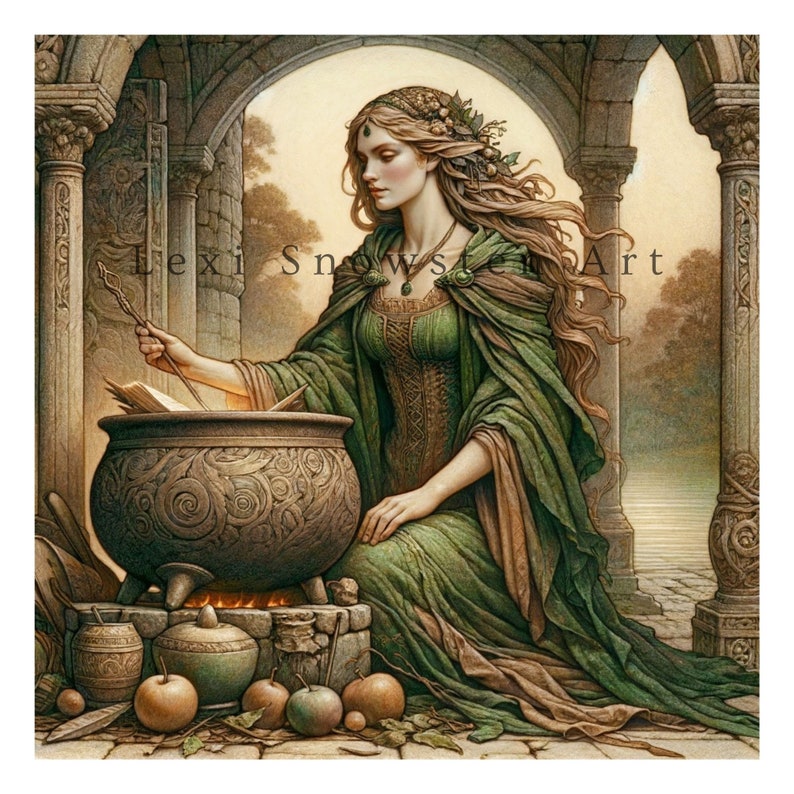 Cerridwen, Mythical Welsh Witch, Goddess Enchantress From Folklore ...