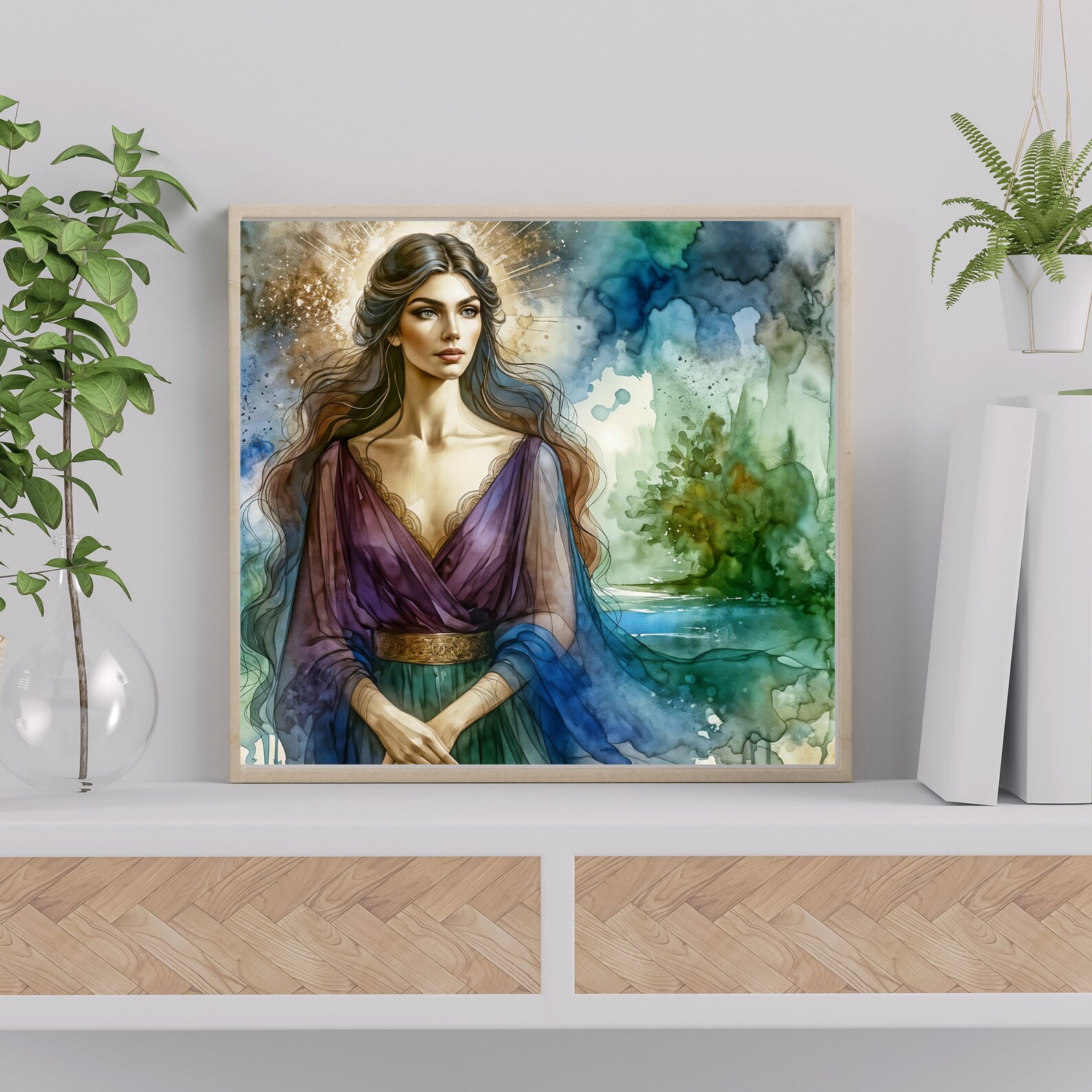 Circe, Digital Art Print - Greek Enchantress of Magic and ...