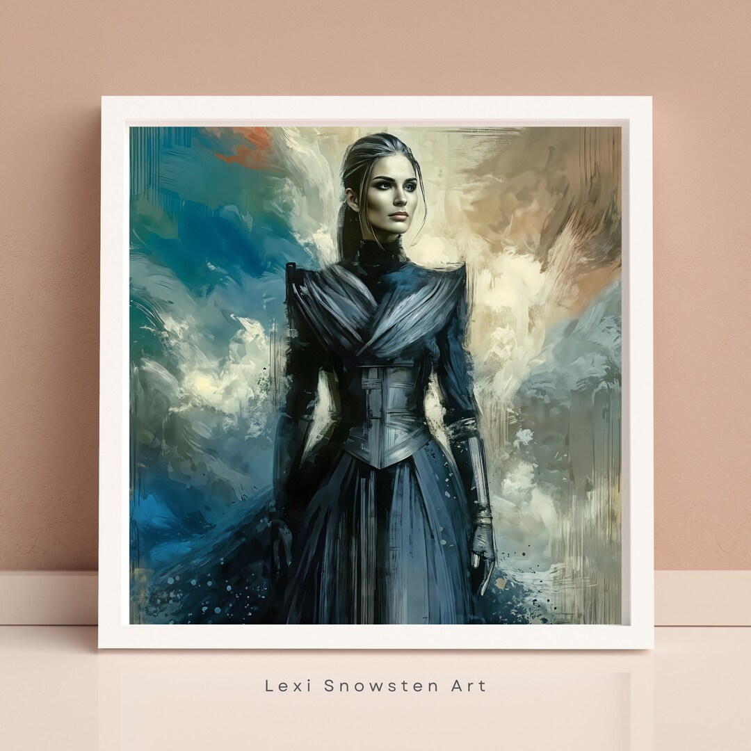 Nemesis, Digital Art Print - Greek Goddess of Retribution Artwork in an ...