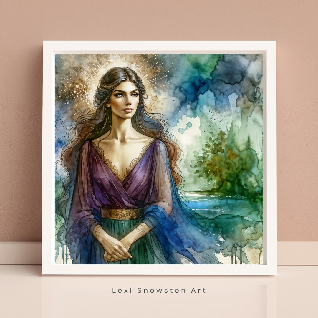 Circe, Digital Art Print - Greek Enchantress of Magic and ...