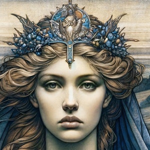 Branwen, Mythical Welsh Goddess: Digital Download, Goddess From Celtic ...