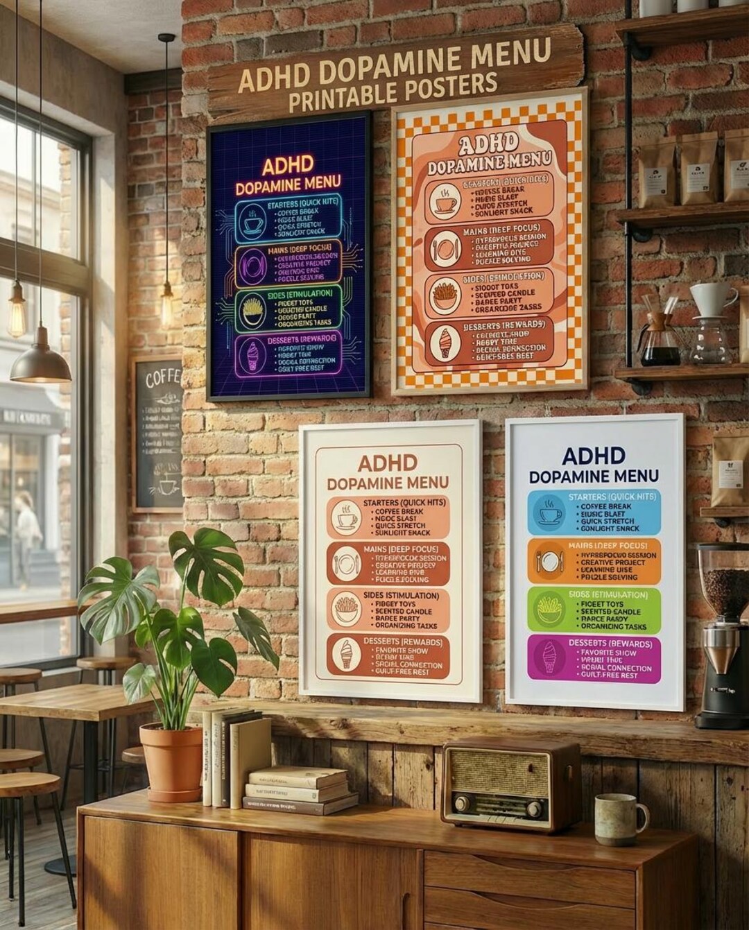 ADHD Dopamine Menu Printable | Executive Dysfunction & Burnout Tool ...