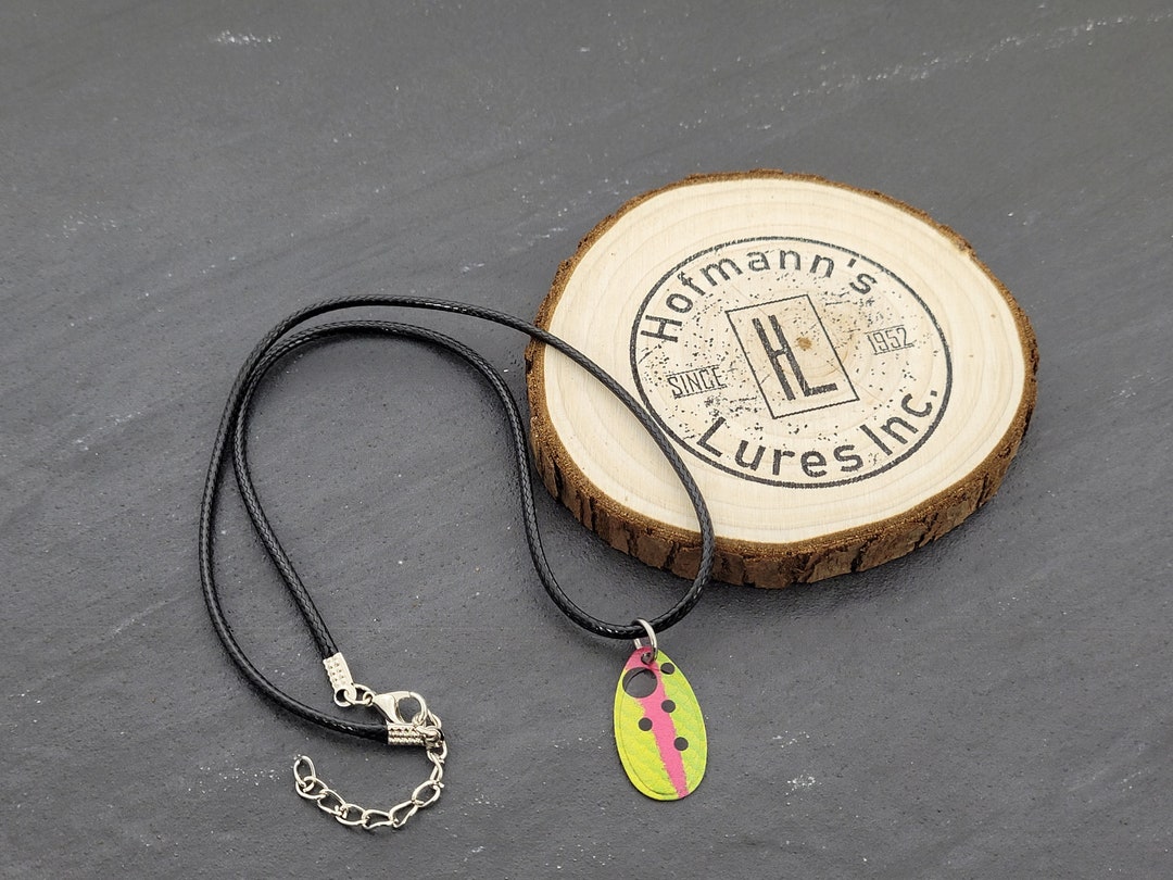 Fishing Lure Necklace Handcrafted Unique Earthy Jewelry, Fishing ...