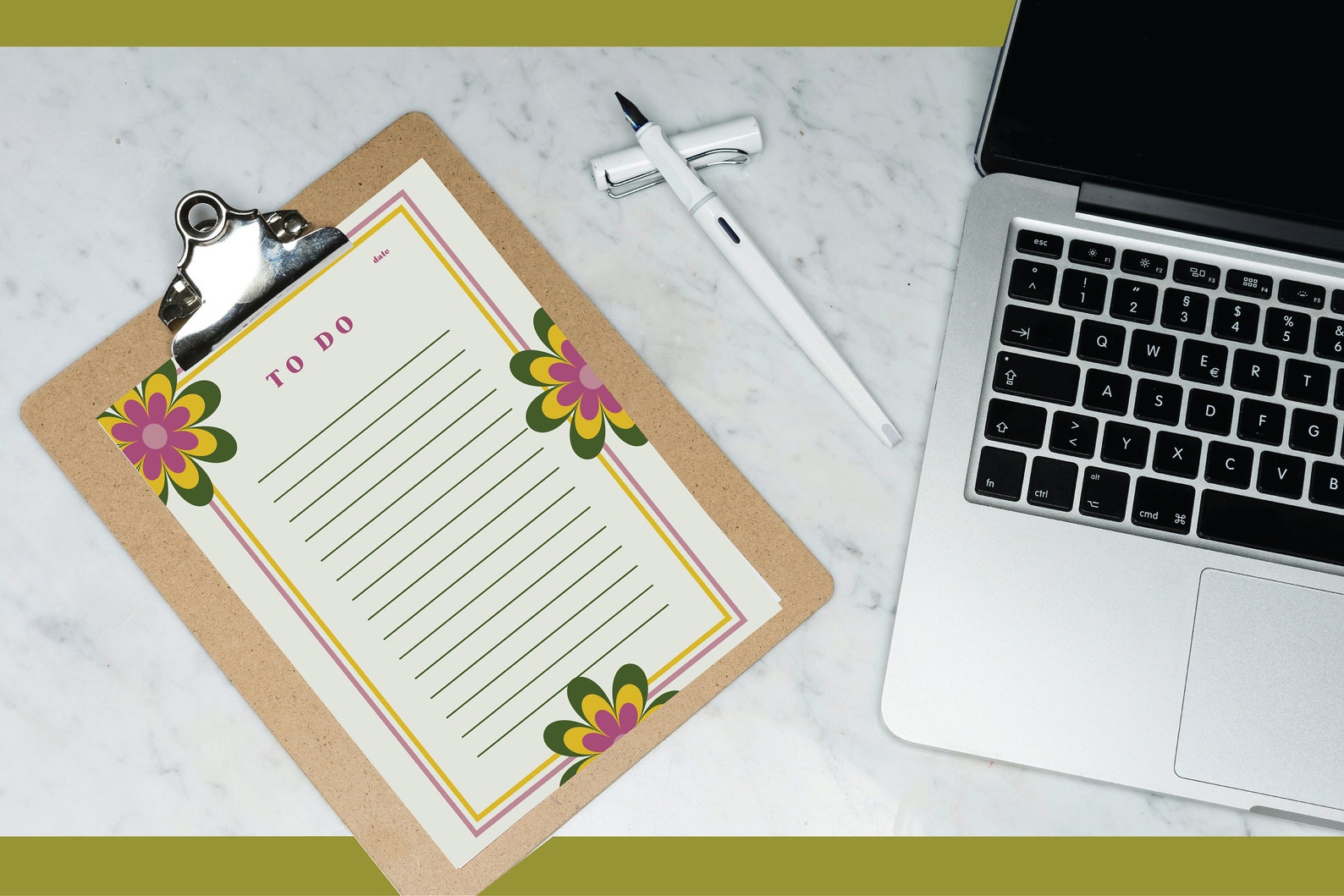 Folky Flower to Do List Bundle | Printable Template (PDF Download) - Etsy