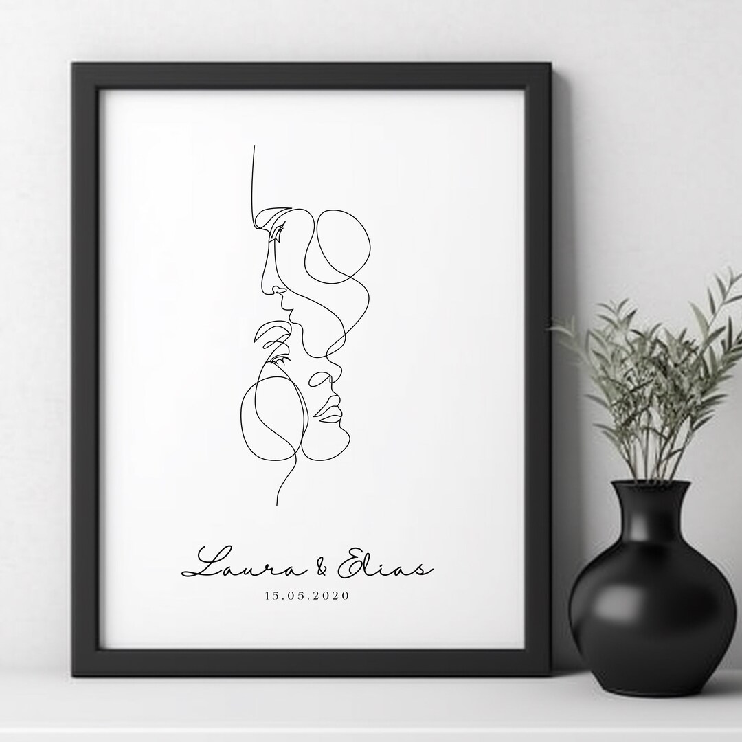 Personalizable Poster for Couples | Digital Download | Couple Motif ...