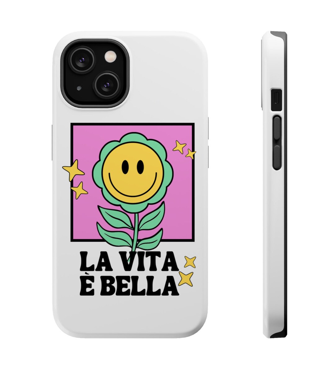 La Vita E Bella Smiley Case, Smiley Flower iPhone Case, Sunflower Case ...