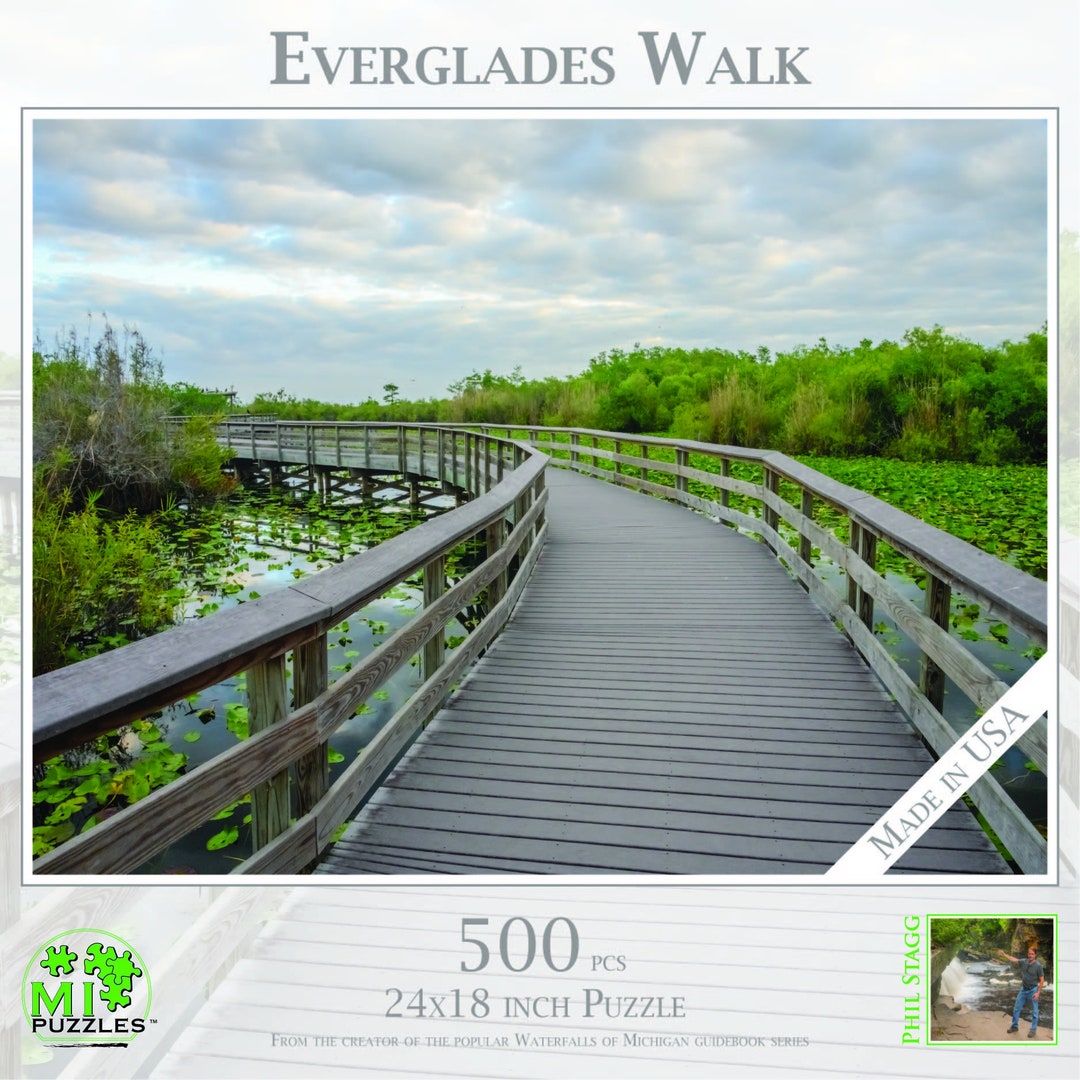 Everglades Walk - 500 Piece Jigsaw Puzzle - MI Puzzles by Phil Stagg ...