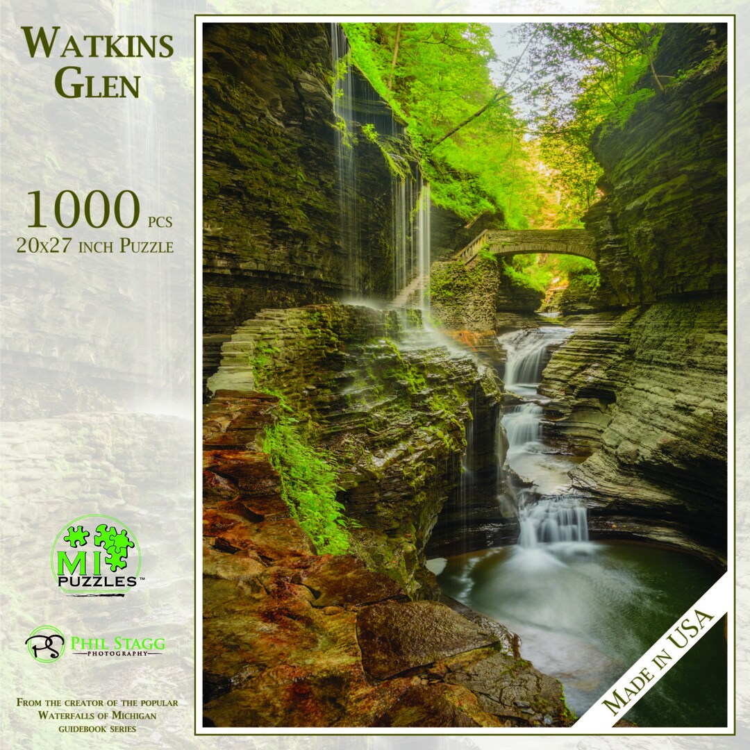 Watkins Glen - 1000 Piece Jigsaw Puzzle - MI Puzzles by Phil Stagg ...