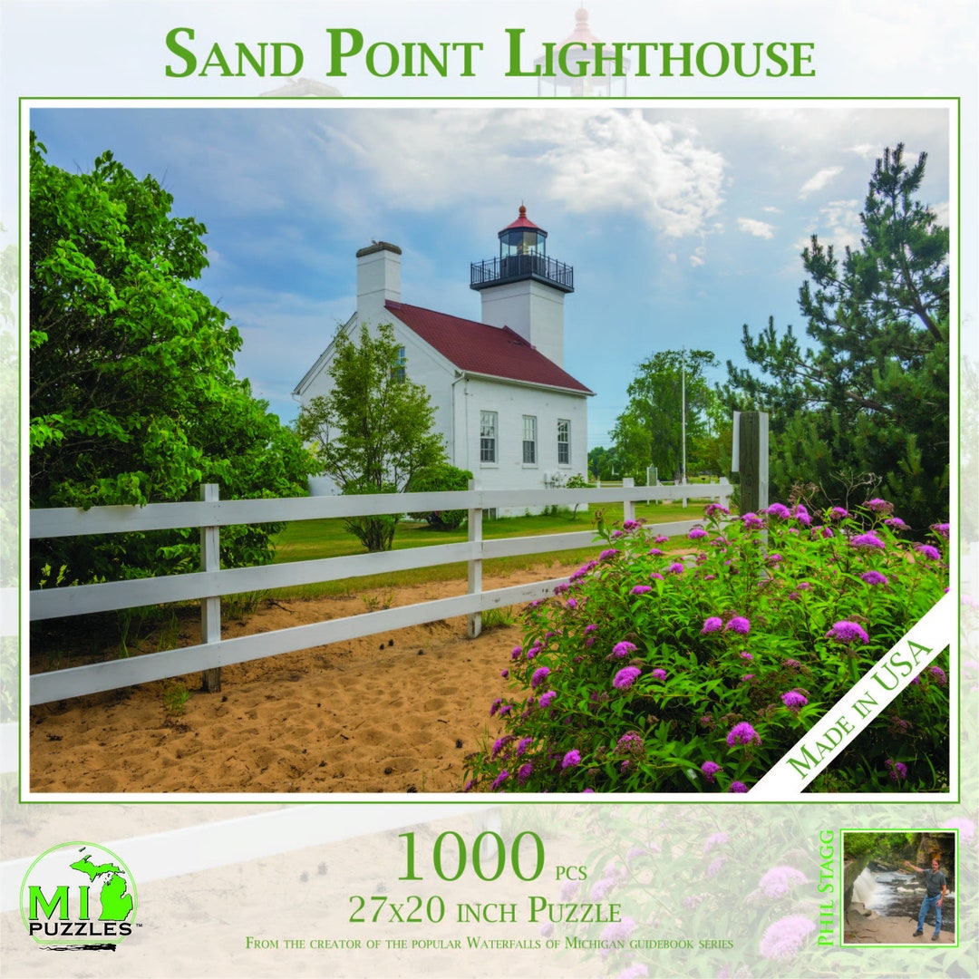 Sand Point Lighthouse - 1000 Piece Jigsaw Puzzle - MI Puzzles by Phil ...