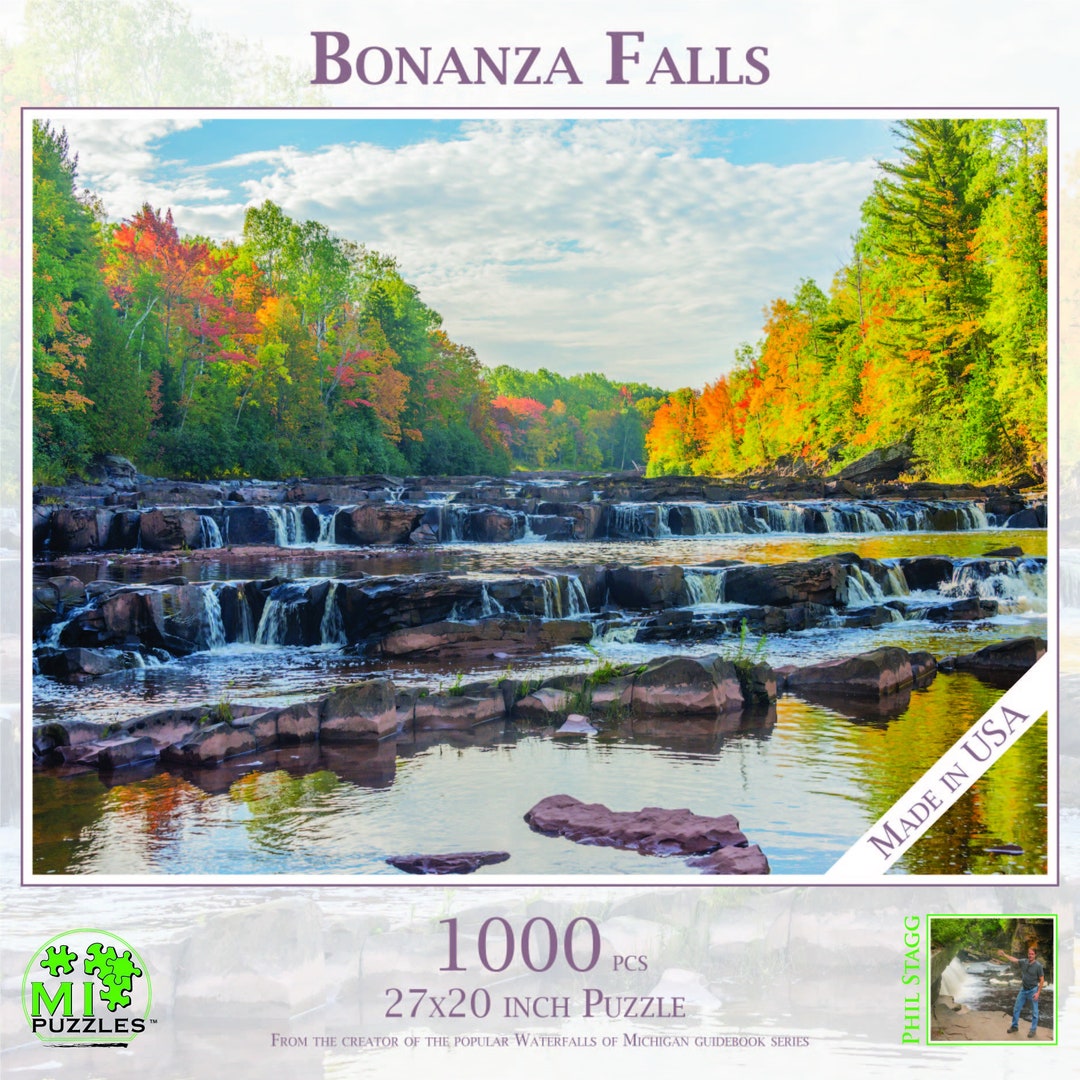 Bonanza Falls - 1000 Piece Jigsaw Puzzle - MI Puzzles by Phil Stagg Photography - Etsy
