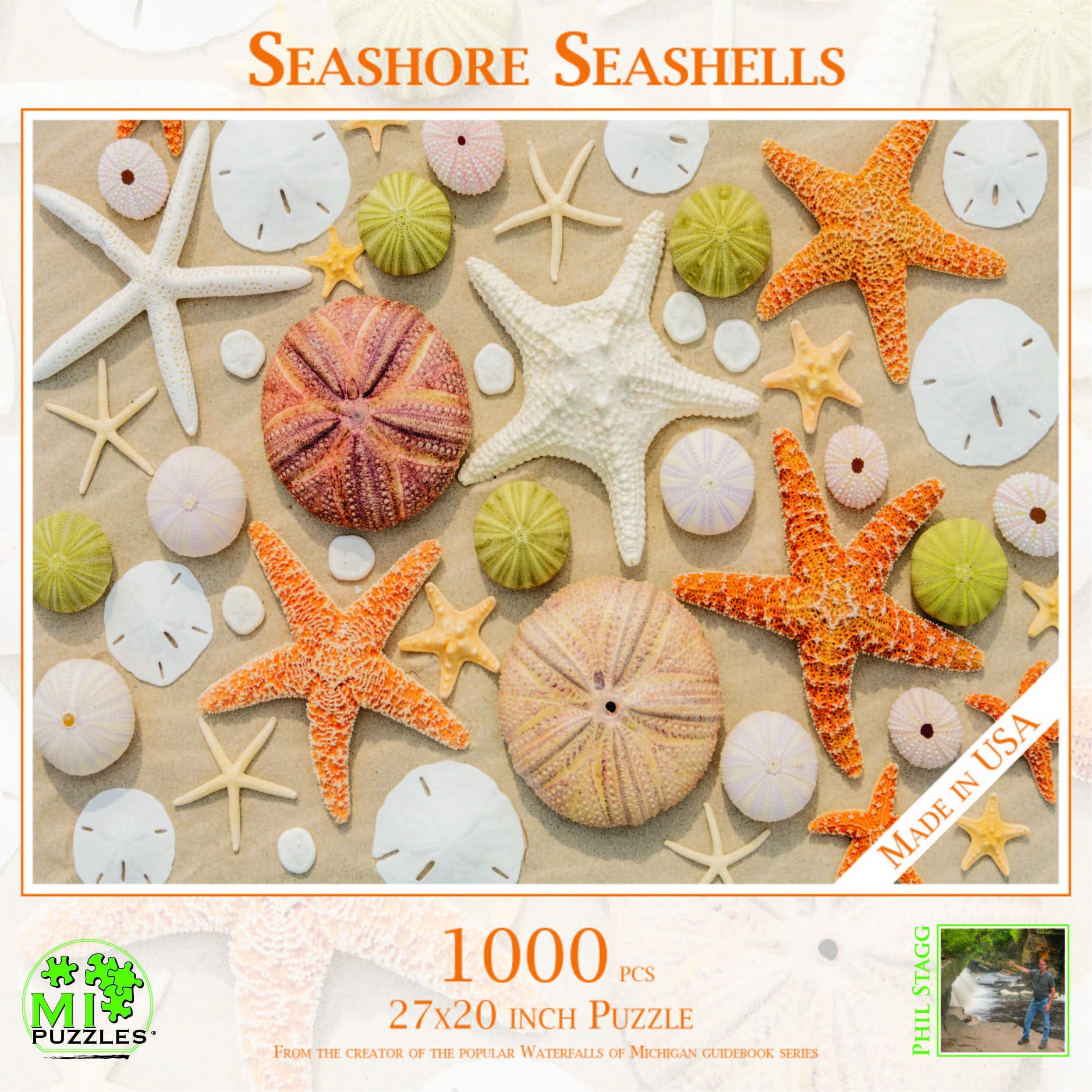 Seashore Seashell - 1000 Piece Jigsaw Puzzle - MI Puzzles by Phil Stagg ...