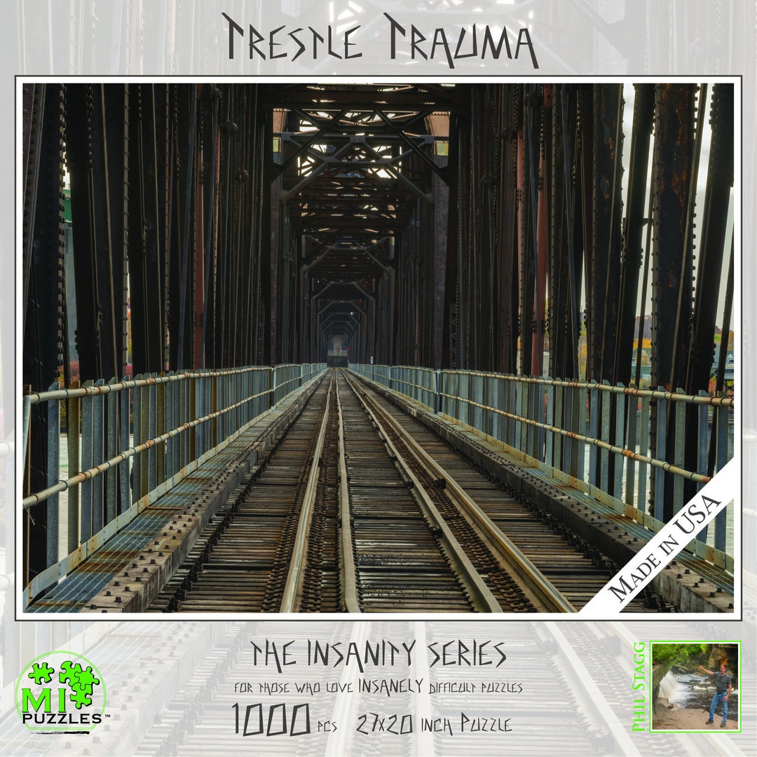 Trestle Trauma - Insanity Series - 1000 Piece Jigsaw Puzzle - MI ...