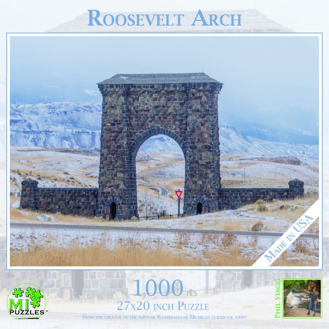 Roosevelt Arch - 1000 Piece Jigsaw Puzzle - MI Puzzles by Phil Stagg ...