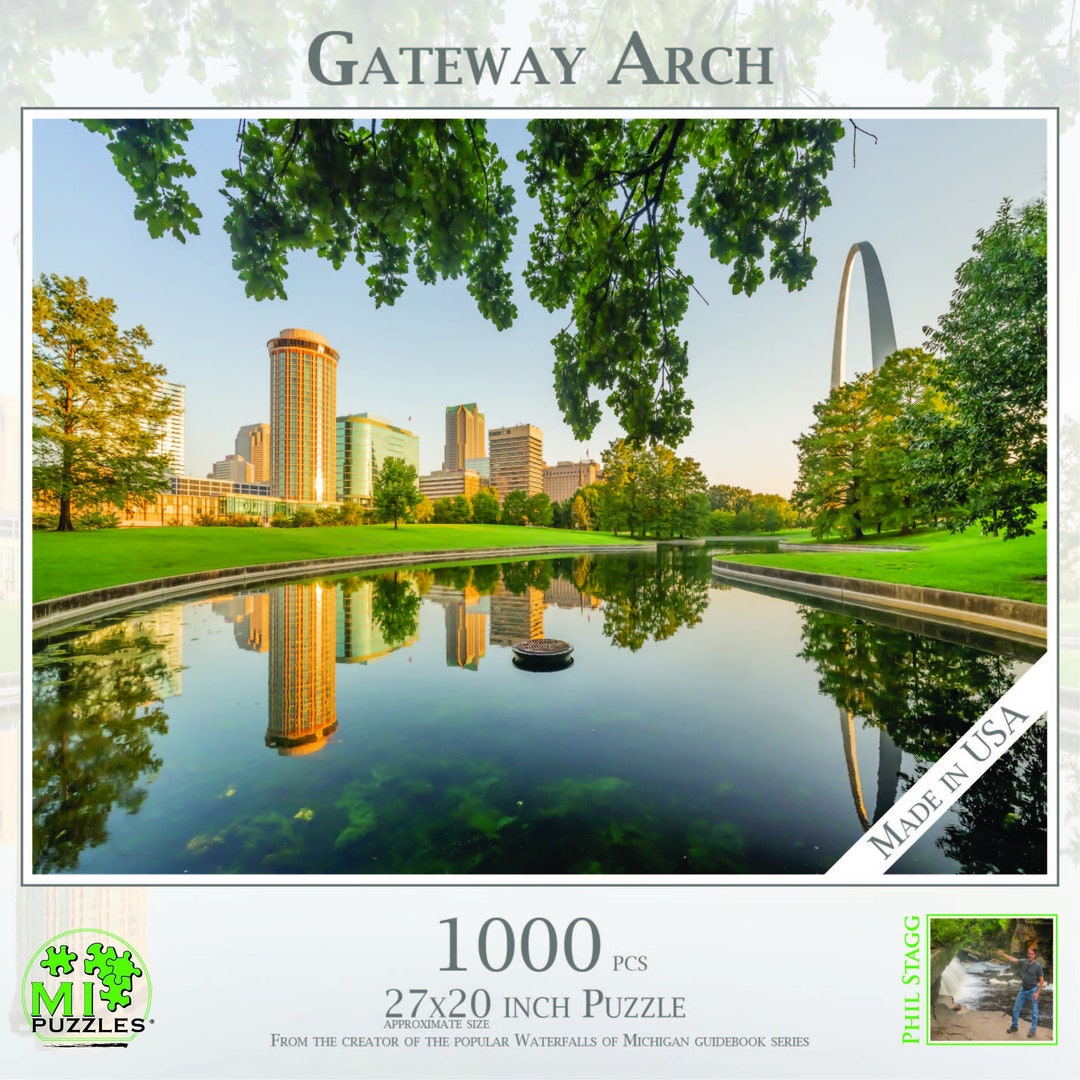 Gateway Arch - 1000 Piece Jigsaw Puzzle - MI Puzzles by Phil Stagg ...
