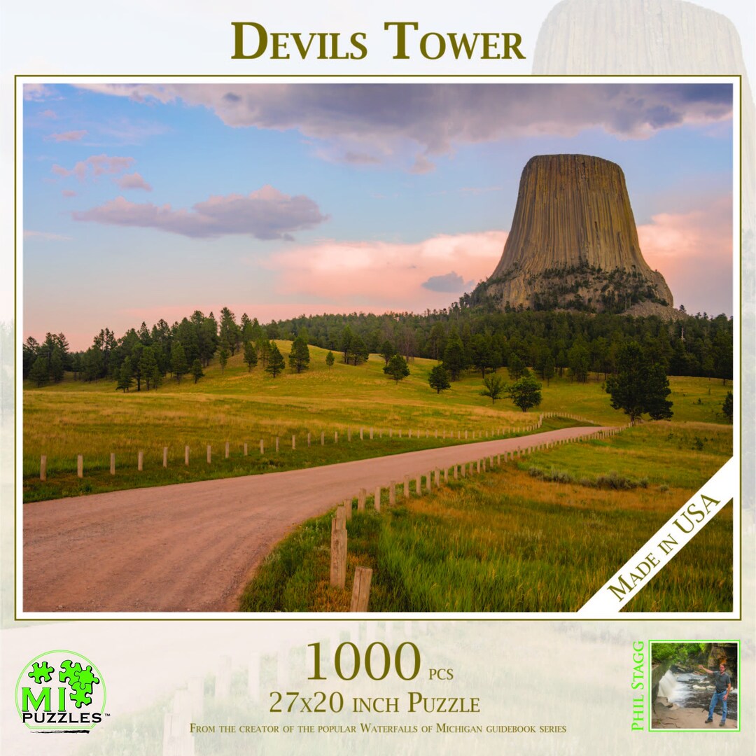 Devils Tower - 1000 Piece Jigsaw Puzzle - MI Puzzles by Phil Stagg ...