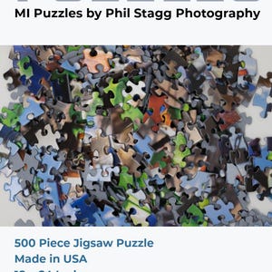 Michigan & Wisconsin - 500 Piece Jigsaw Puzzle - MI Puzzles by Phil ...