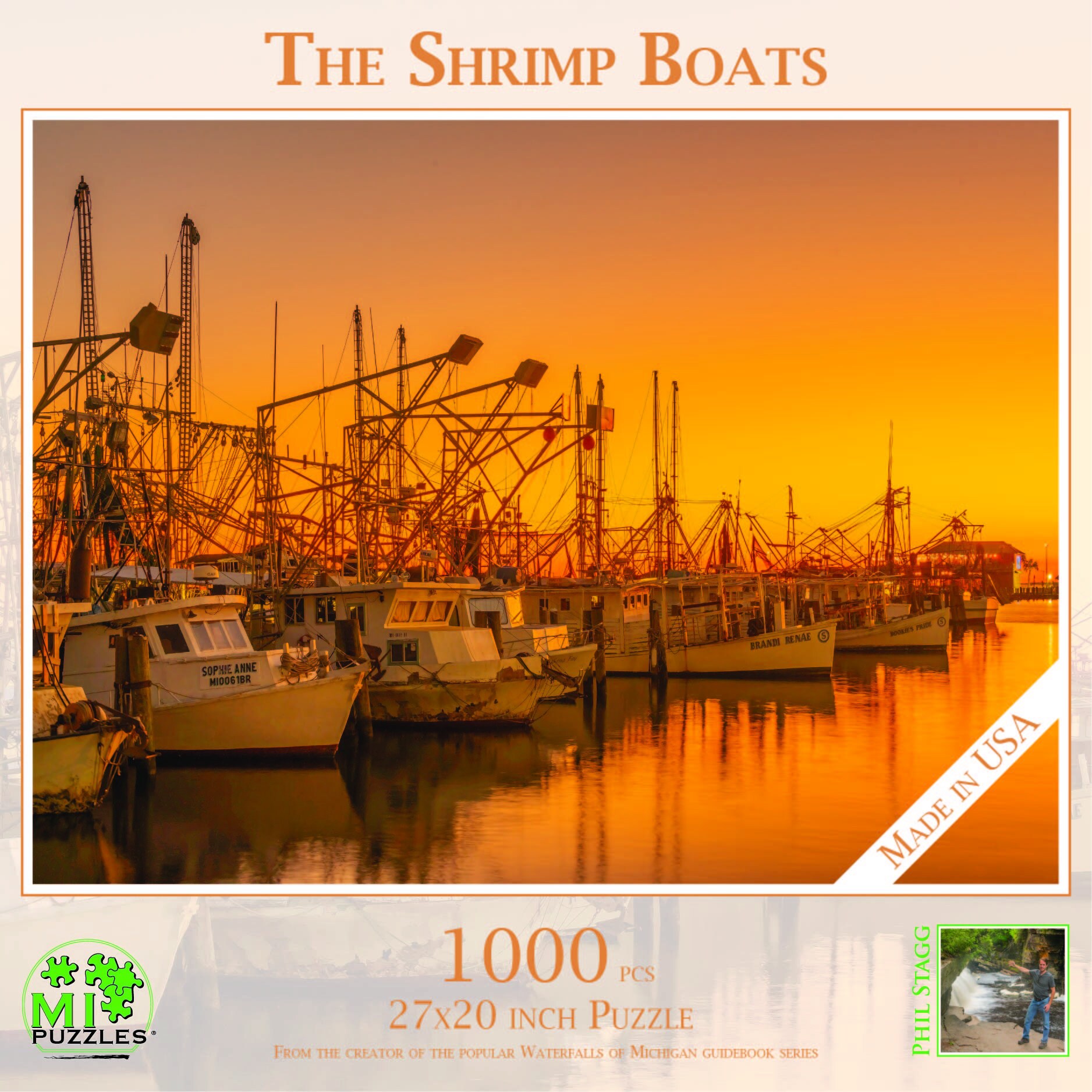The Shrimp Boats 1000 Piece Jigsaw Puzzle MI Puzzles by Phil Stagg ...