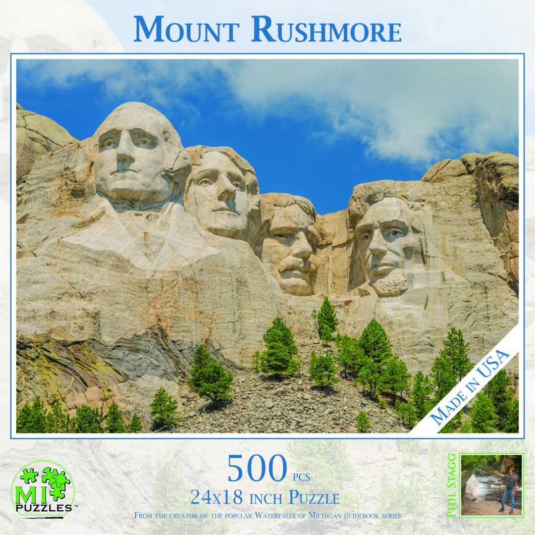 Mount Rushmore - 500 Piece Jigsaw Puzzle - MI Puzzles by Phil Stagg ...