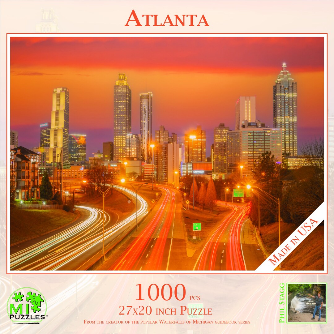 Atlanta - 1000 Piece Jigsaw Puzzle - MI Puzzles by Phil Stagg ...