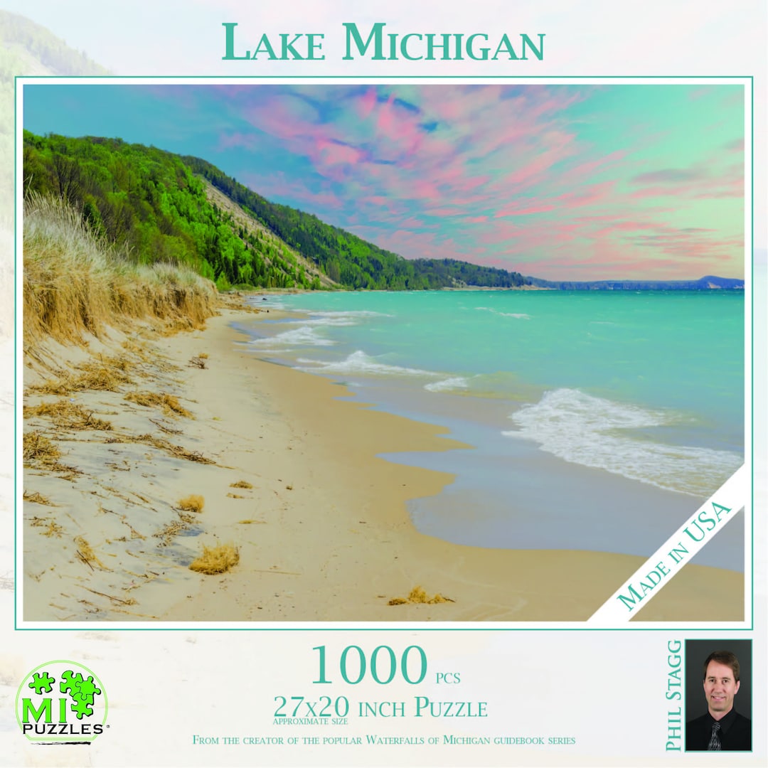 Lake Michigan - 1000 Piece Jigsaw Puzzle - MI Puzzles by Phil Stagg ...