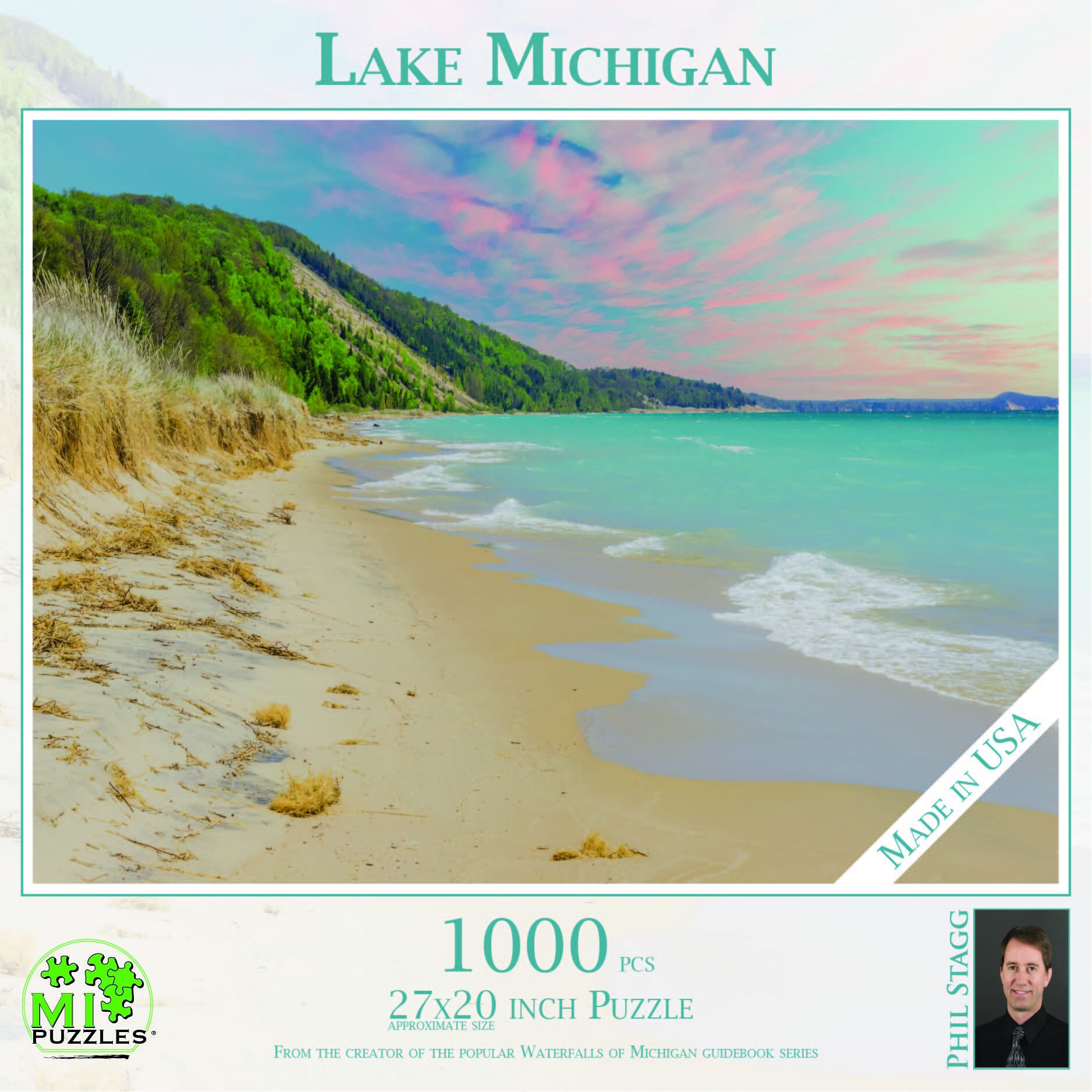 Lake Michigan - 1000 Piece Jigsaw Puzzle - MI Puzzles by Phil Stagg ...