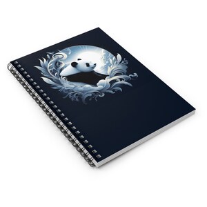 A Spiral Notebook With a Beautiful Image of an Elegant Panda! - Etsy
