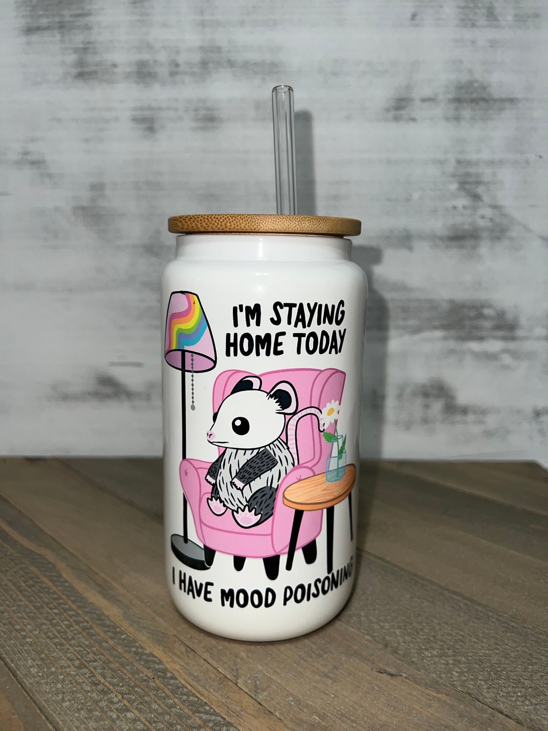 Mental Health Funny Cup / Mood Poisoning / Mental Health / White ...