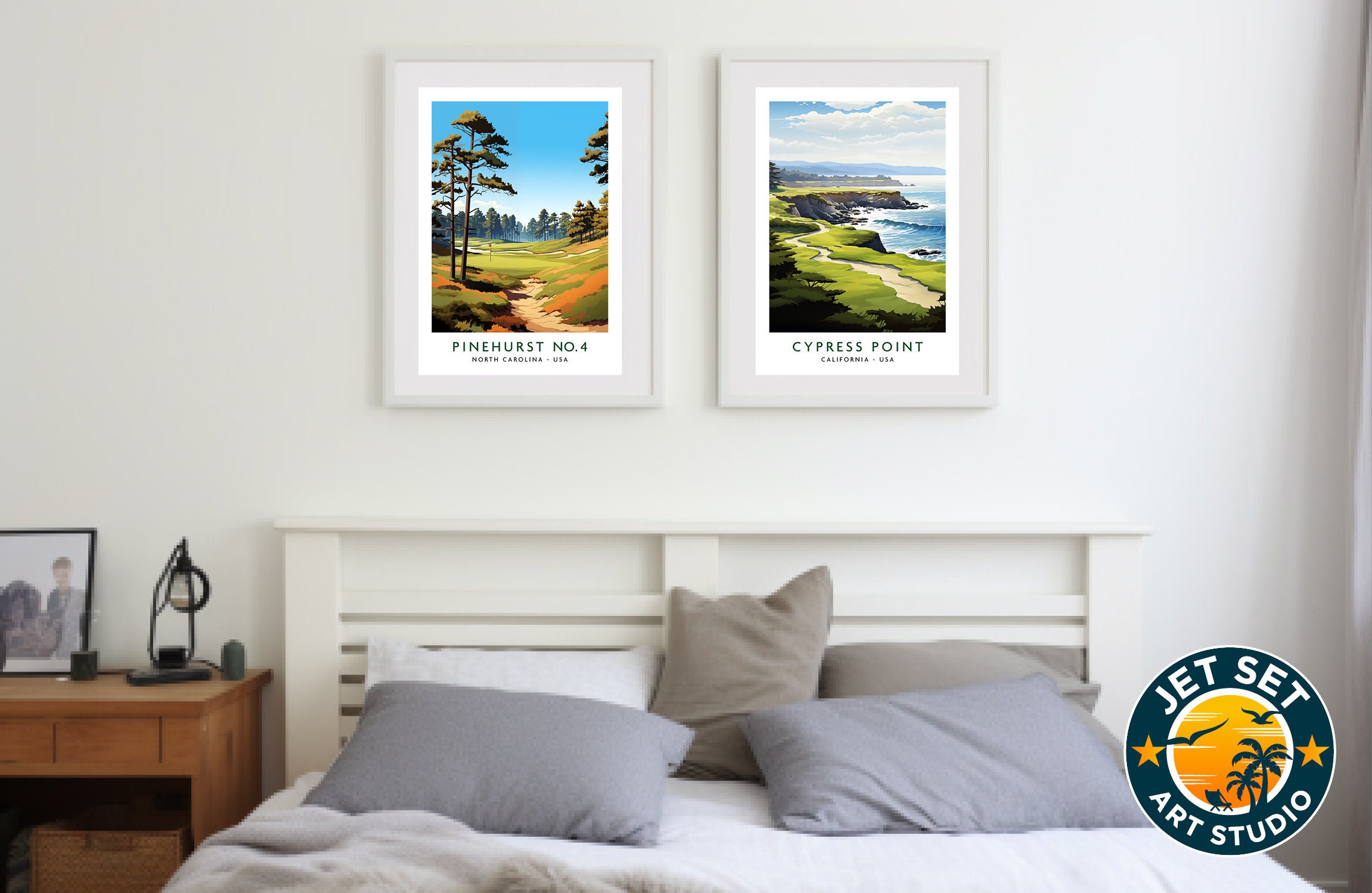 Cypress Point Golf Course Poster Print Wall Art Framed Unframed Canvas ...