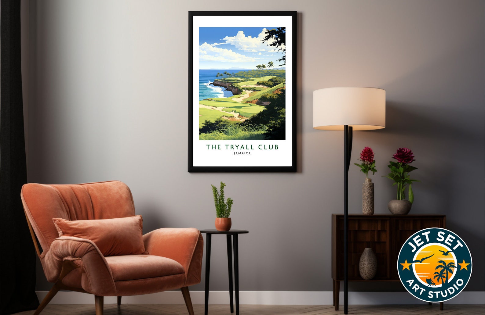 The Tryall Club Golf Course Poster Print Wall Art Jamaica Print Framed ...