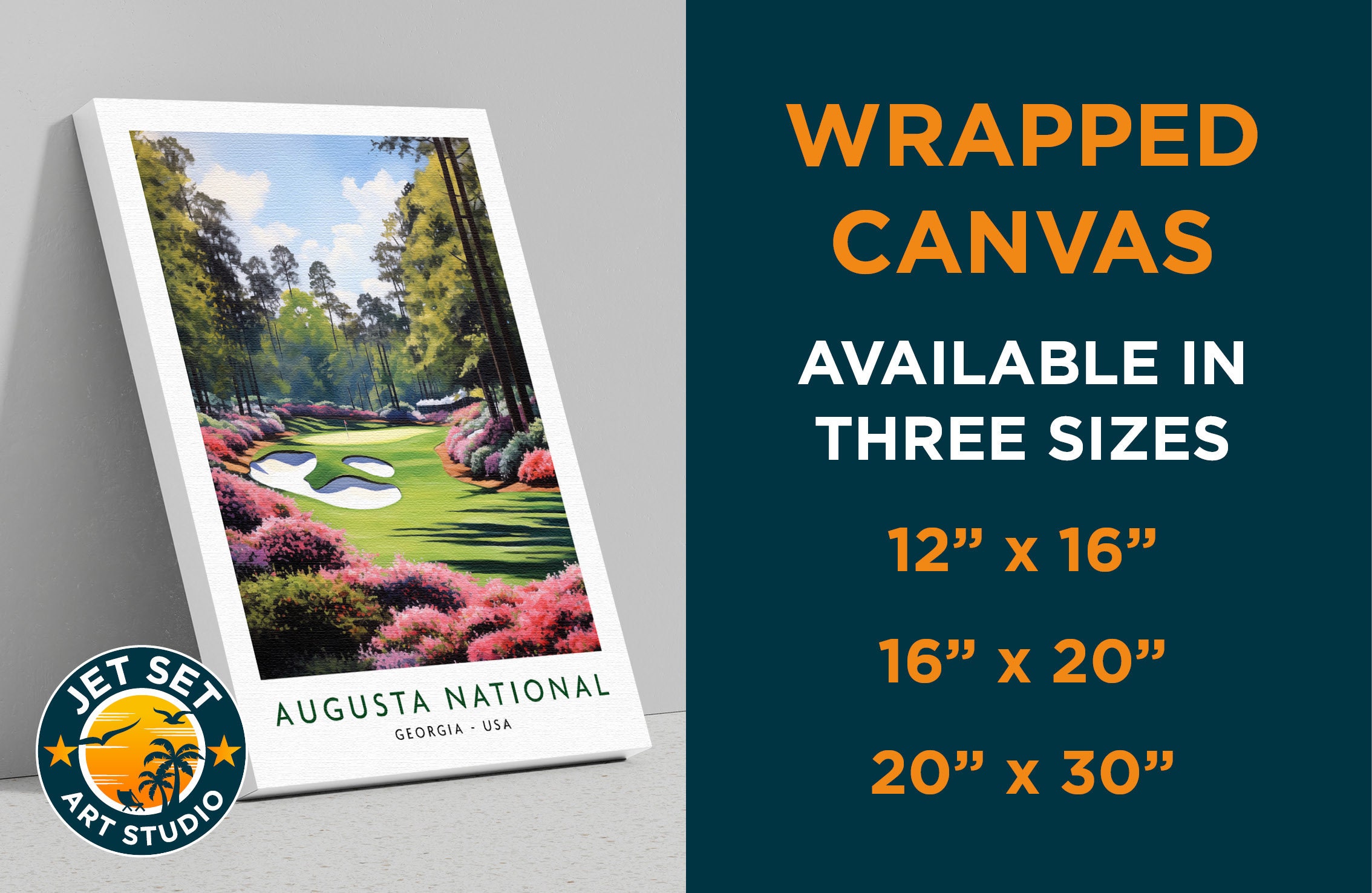 Augusta National Golf Course Poster Print Wall Art Framed Unframed ...