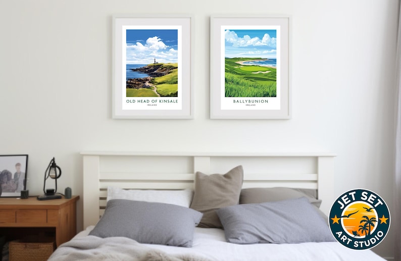 Ballybunion Golf Course Poster Print Wall Art Ireland Framed Unframed ...