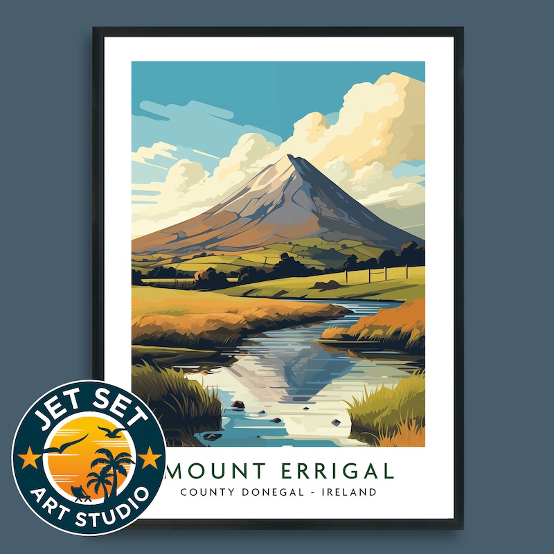 Mounted Print Donegal - Etsy