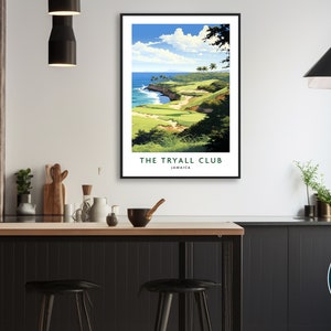 The Tryall Club Golf Course Poster Print Wall Art Jamaica Print Framed ...