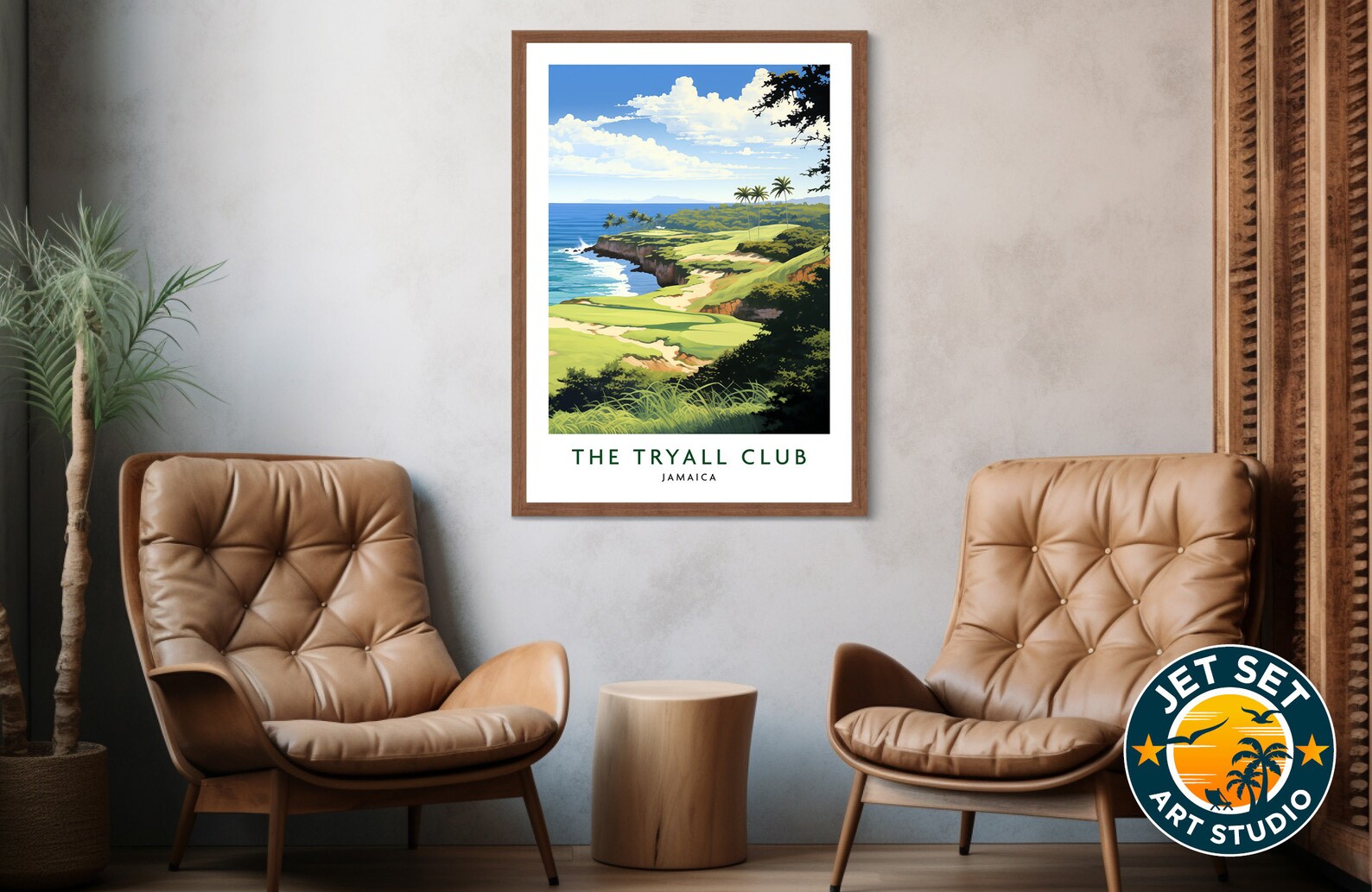 The Tryall Club Golf Course Poster Print Wall Art Jamaica Print Framed ...