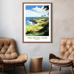 The Tryall Club Golf Course Poster Print Wall Art Jamaica Print Framed ...