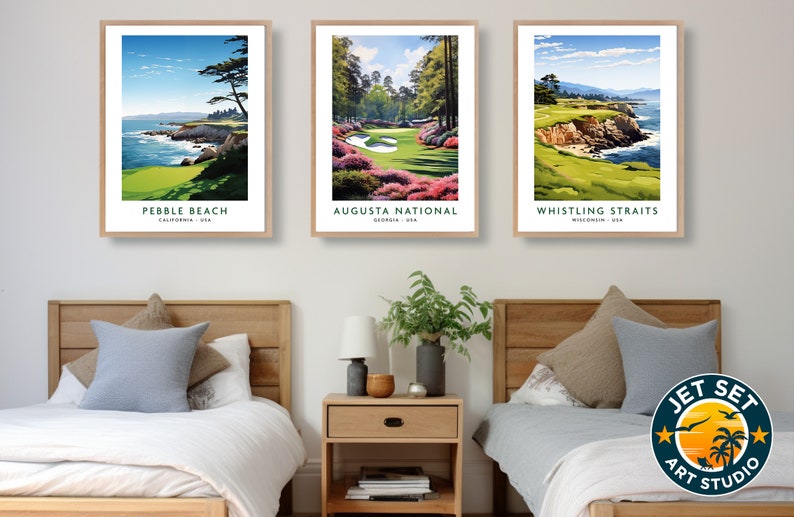 Augusta National Golf Course Poster Print Wall Art Framed Unframed ...