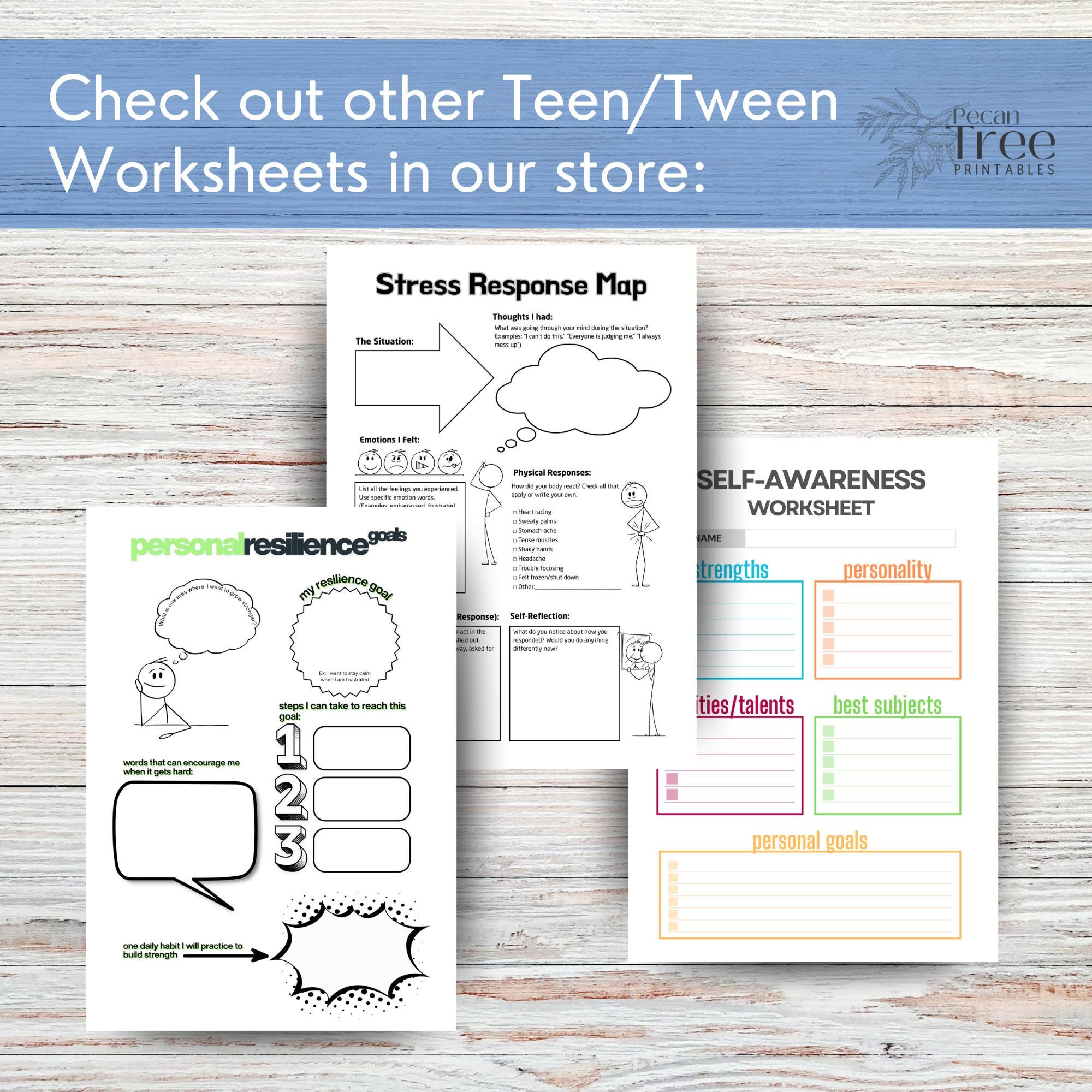 Printable Strengths in the Struggle Worksheet for Teens and Tweens ...