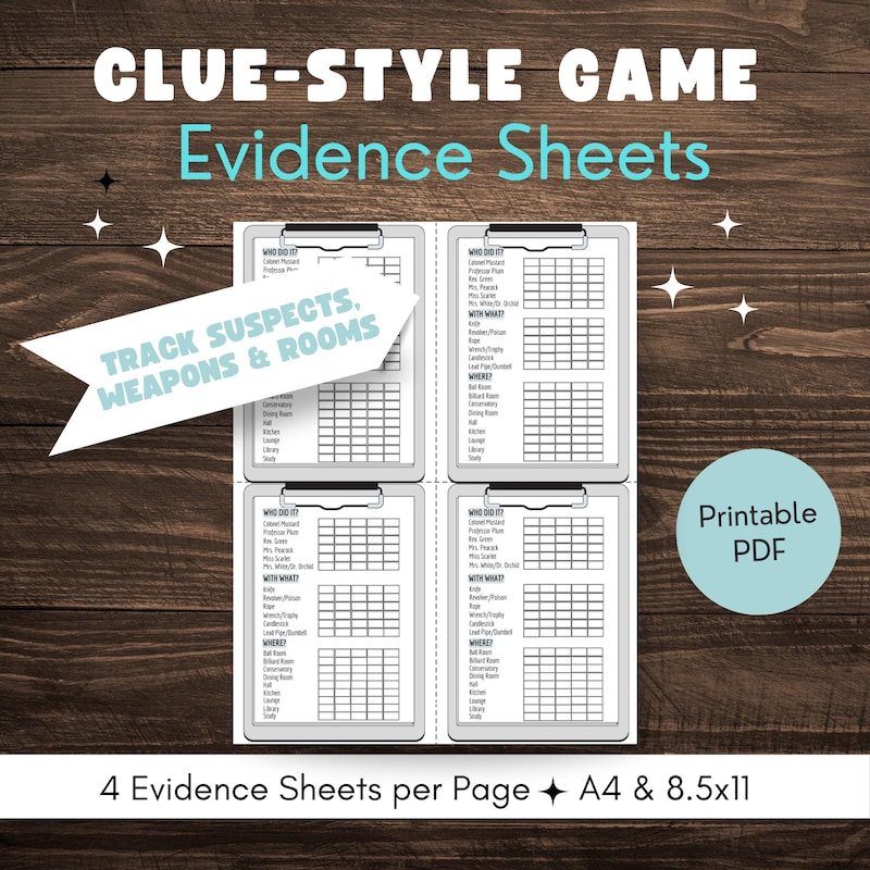 Evidence Board - Etsy