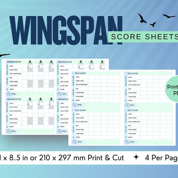 Wingspan - Etsy