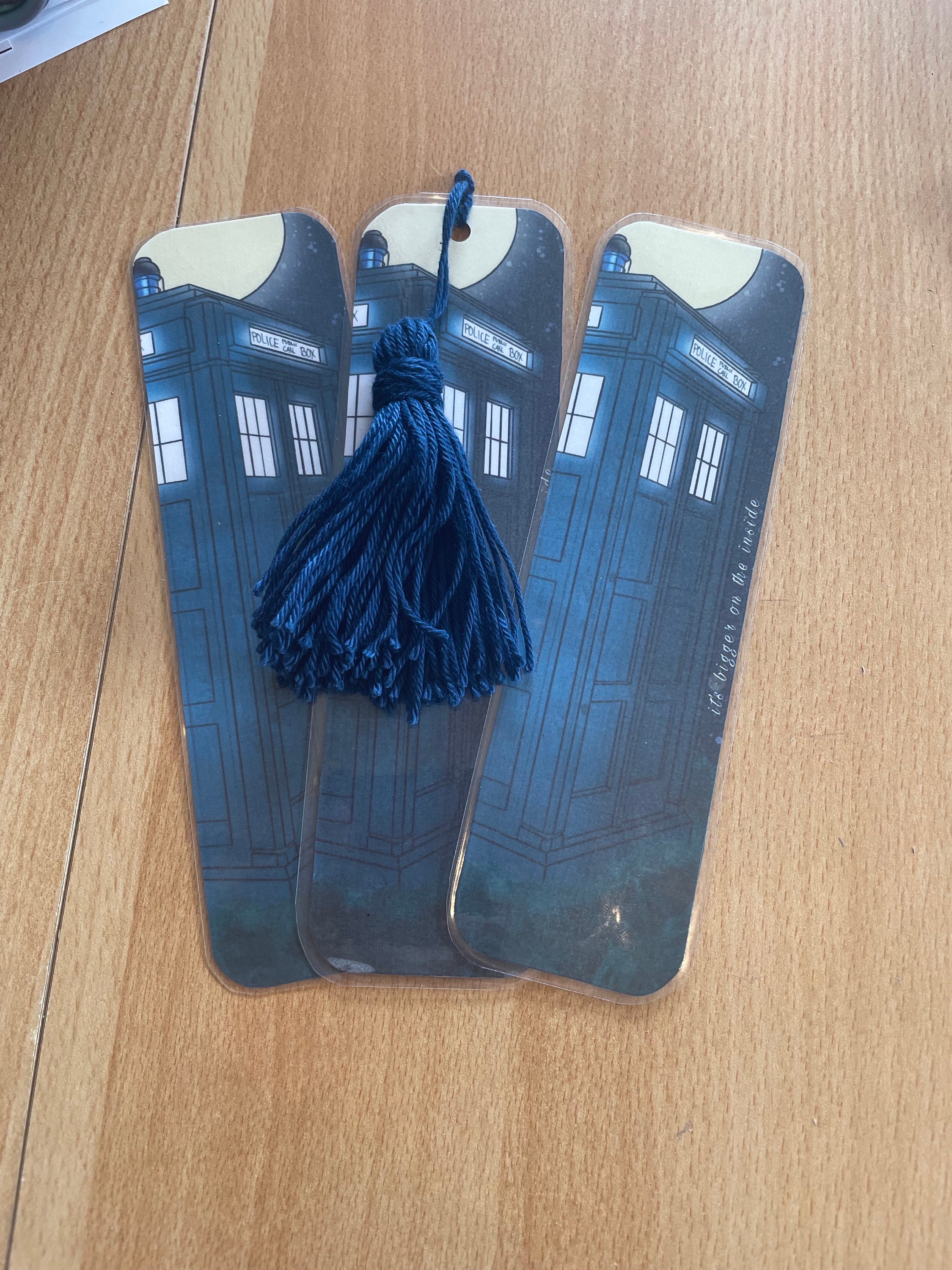 TARDIS Bookmarks Doctor Who Book Accessories Whovian - Etsy