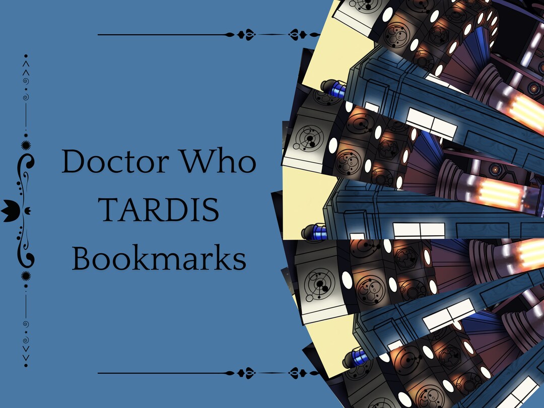 TARDIS Bookmarks Doctor Who Book Accessories Whovian - Etsy.de